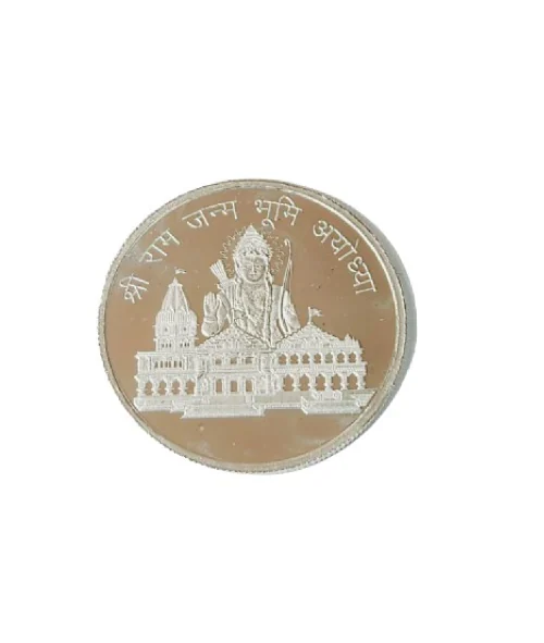 Buy Jalaan's Silver Coin 10gms Shri Ram Janam Bhoomi Ayodhya (Purity ...