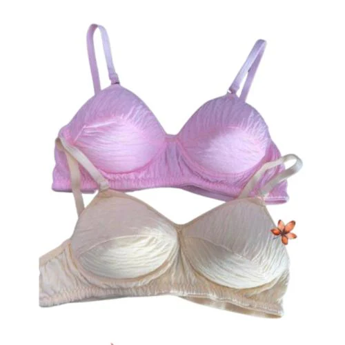 Buy ULTRAUNDIES Women's Cotton Padded Non-Wired Full Cup Bra pack of 2 ...