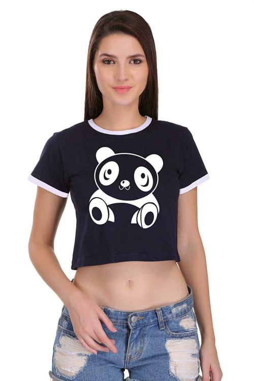 Buy Tees World Women Navy Cotton Printed Tshirts (S) Online at Best Prices in India - JioMart.