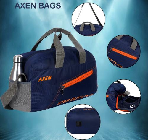 Buy Axen Multicolour Polyester Gym Duffel Bag 25 L Online at Best ...