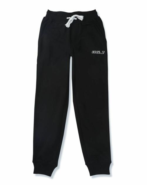 Buy Gini and Jony Boys Black Solid Knit Track Pant Elasticated Online ...