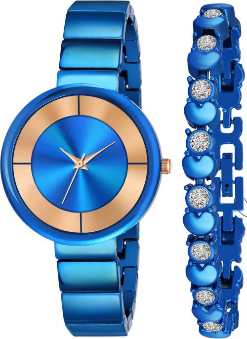 Buy Kovonsh Analog Blue Dial Blue Strap Watch For Women Online at Best ...