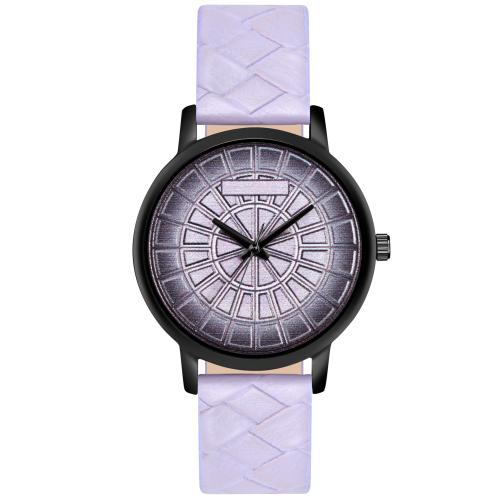 Buy Zabby Allen Purple Leather Belt Analog Women Watch For Girls Online ...