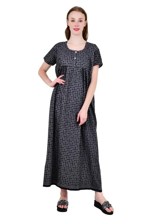 Buy Redglo Women's Cotton Printed Nighty / Night Wear/ Super Soft ...