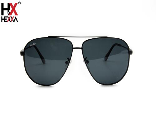 Buy HEXXA Fancy Polycarbonate Lens Metal Frame Avaitor Sunglasses for ...