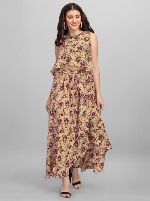 Buy MATWALI Women Top and Skirt Set Online at Best Prices in India ...