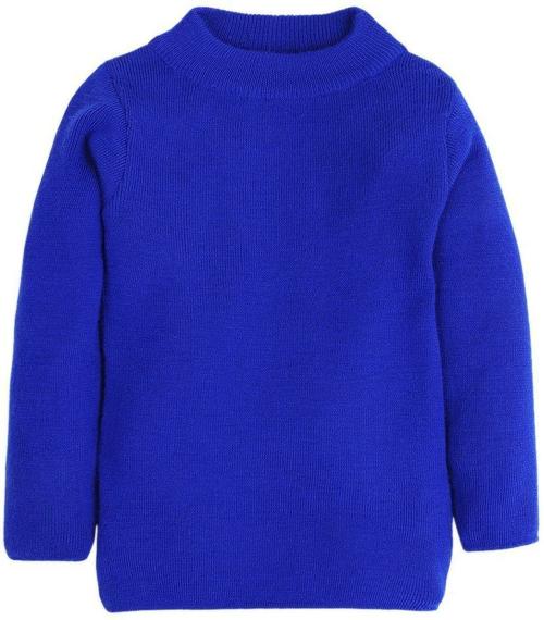 Buy Knitco Boys and Girls Blue Solid Acrylic Blend Sweater Online at ...