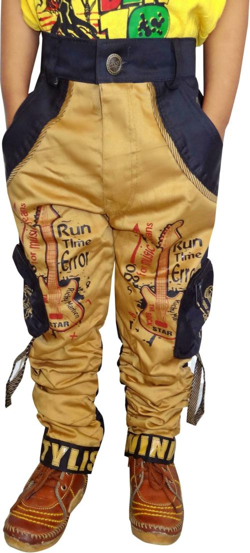 Buy AD & AV Boys Gold Solid Cotton Single Cargo Pants Online at Best Prices in India - JioMart.