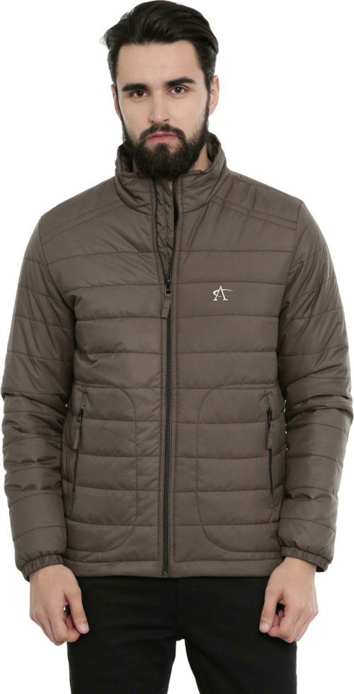 Buy Arcticplus Men Brown Solid Polyester Padded Jacket (XL) Online at ...