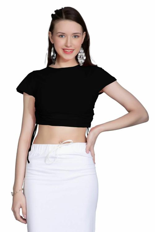 Buy The Blazze B5031 Women Cotton Round Neck Butterfly sleeve Blouse ...