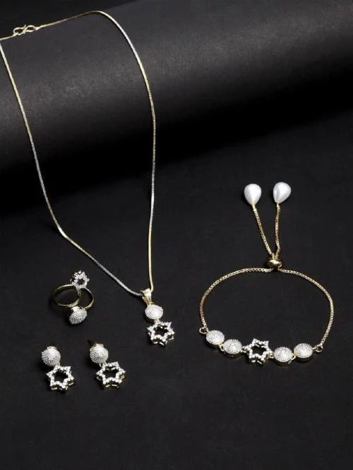 Buy TIYARA Beautiful necklace for woman and girl Jewellery Set Online ...