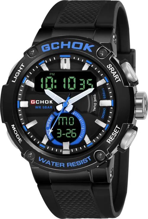 Buy Tomi gchok analog-digital Watch - for men dual time (G-830) Online ...