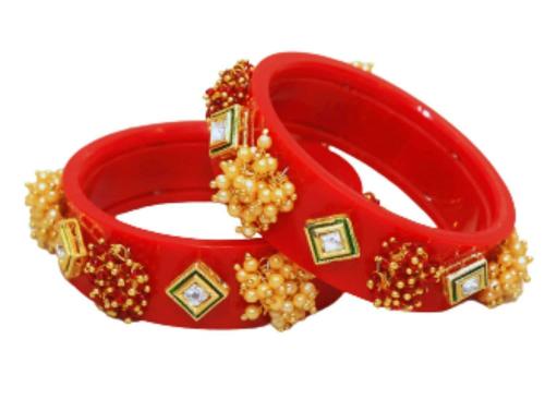 Buy Zindura Red Kangan set for Girls (Pack of 2) Online at Best Prices ...