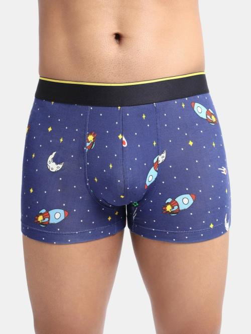 Buy Bummer Men Navy Printed Modal Planet Love Trunk For Men Online at ...