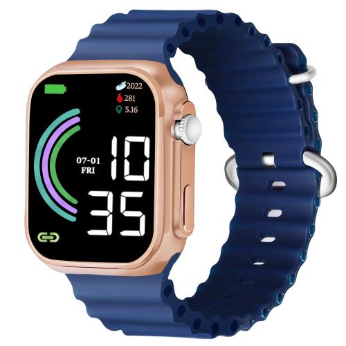 Buy Hala - Ultra Electronic Blue Digital Watch - 7k2s7 - Ultra Blue LED ...