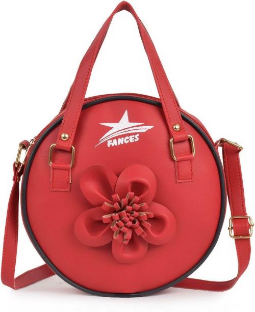 Buy Fances Red Sling Bag QRF Stitched Sling bag Online at Best Prices ...