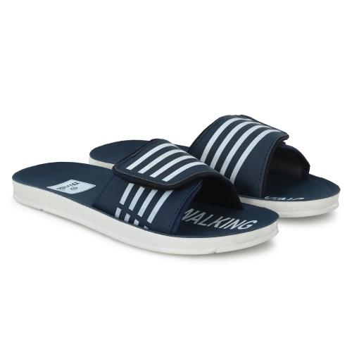 Buy BIRDE Stylish Comfortable Navy Slides For Men's Online at Best ...