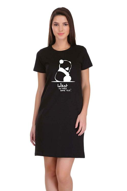 Buy Tees World Women Black Regular Fit Round Neck Pure Cotton Tshirt Online at Best Prices in ...