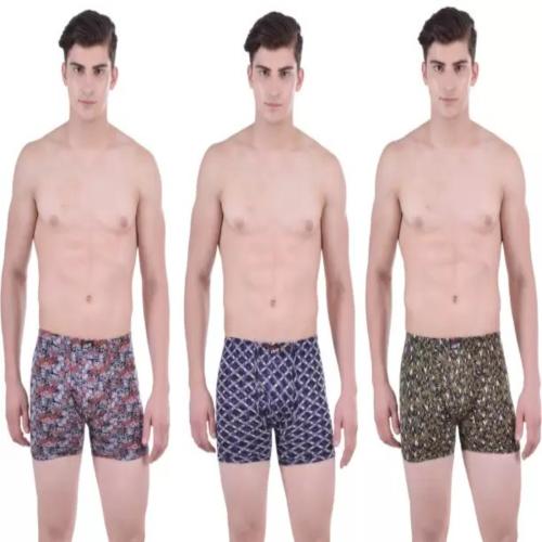 Buy PRINTED MULTICOLOR TRUNKS FOR MEN (pack of 3) 58 Online at Best ...