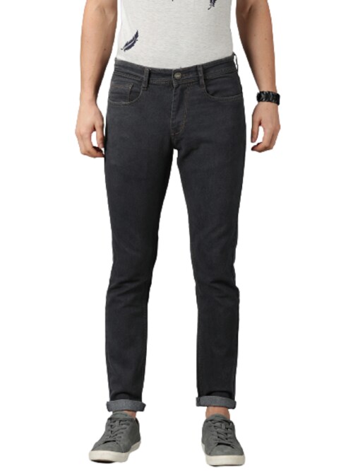 Buy 18 Edition Men Regular Mid Rise Grey Jeans Online at Best Prices in ...