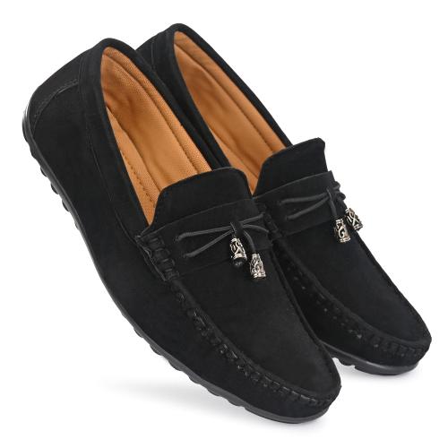 Buy Afreet Loafers For Men (Black) Online at Best Prices in India ...