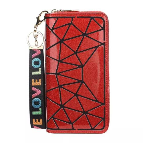 Buy WANQLYN Red Polyester Wallet with Multiple Card Slots - L , (30 x ...