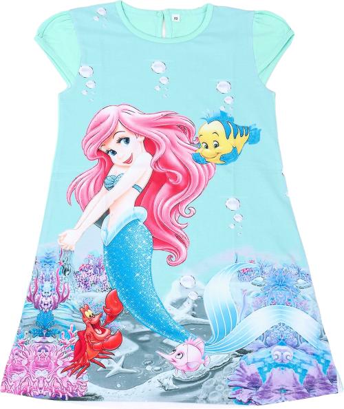 Buy rayie collection Girls Light Blue Printed Hosiery Nightsuit (7-8 Y ...