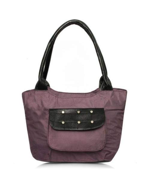 Buy LL LEATHER LAND DESIGNER BAGS Purple PU Handbag Online at Best ...