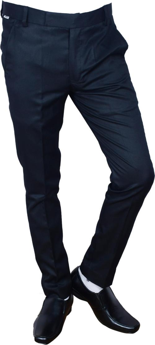 Buy Sbrg Fashion Fit Life Hit Men Black Solid Lycra Blend Regular Fit ...