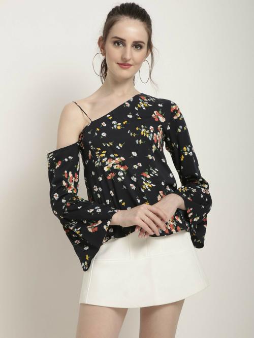 Buy Rare Women Black Printed Top Online at Best Prices in India - JioMart.