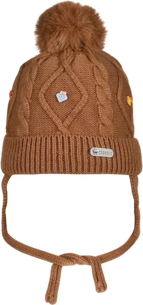 Buy Soku Shopee Boys and Girls Brown Woven Wool Blend Cap Online at ...
