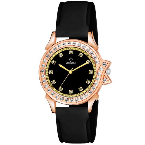 Buy Versatile Royal Black Dial Classy Analog watch for Women And Girls ...
