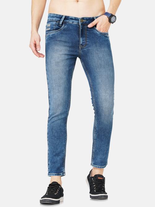 Buy Jean Cafe Super Slim Fit Men's Premium Collections Blue Colour 34 ...