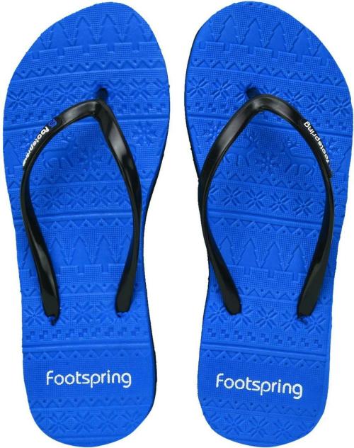 Buy Footspring Girls Flip Flop Slippers (Blue) Online at Best Prices in ...