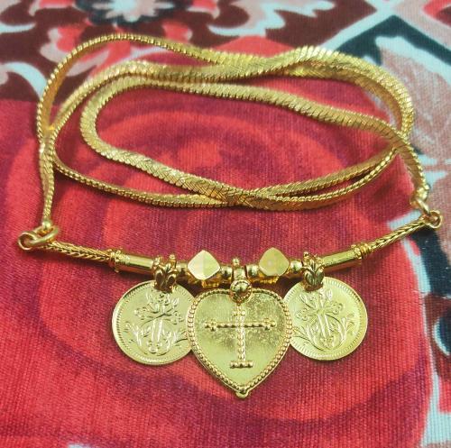 Buy TGS GOLD COVERING Traditional Christian Thali Chain for Womens 24 ...