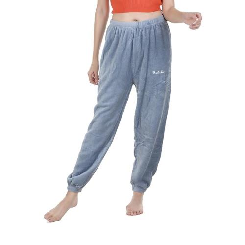 Buy UKAL Women Winter Warm Lower Fleece Pajama Plush Fluffy Pyjama ...