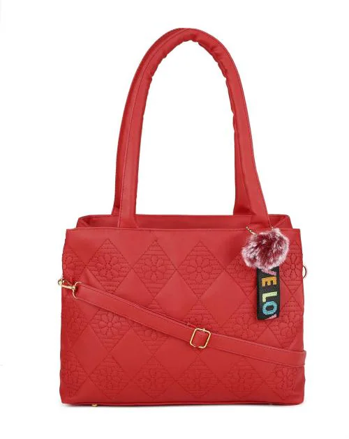Buy Plama Red Pu For Women Hand-Held Bag Online at Best Prices in India ...