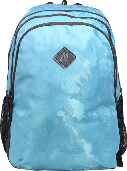 Buy Mike Bags Teal Blue Polyester Cosmo Laptop Backpack With Laptop ...