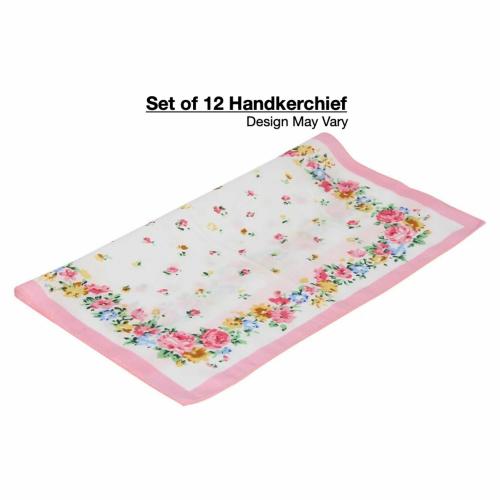 Buy BADLOOK LADIES & GIRLS COTTON HANKY WITH BEAUTIFULL FLOWER PRINT ...
