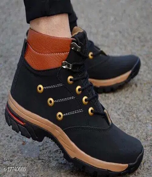 Buy FIRST LAST STEP Latest trendy Men's Casual Ankle Length Chain Boots ...