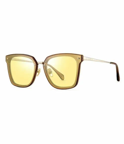Buy PARIM UV Protected Unisex Flat Lens Sunglasses, Frame: Golden ...