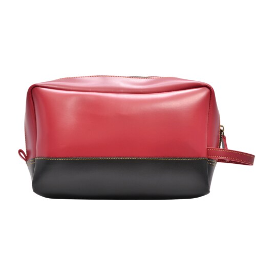 Buy Vorak Ahimsa Vegan leather Dopp kit for Girls and Women - Wine ...