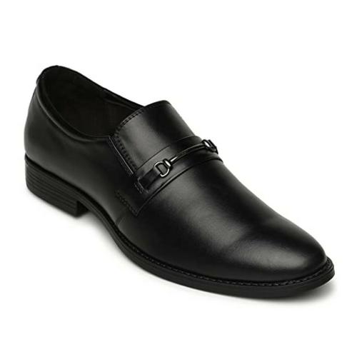 Buy Shunox Men Lace-Up Oxford Toe Cap Formal Shoes (Black) Online at ...