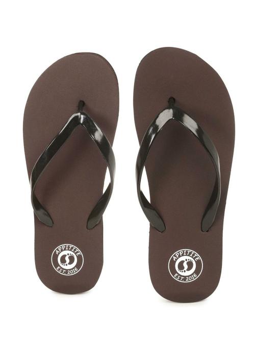 Buy Appitite Brown Flip Flop or Slipper for women Online at Best Prices ...