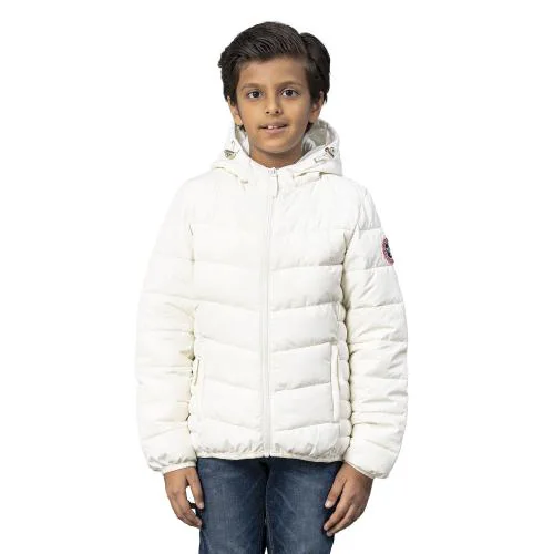 Buy Red Tape Kids Unisex Off White Padded Jacket Online at Best Prices ...