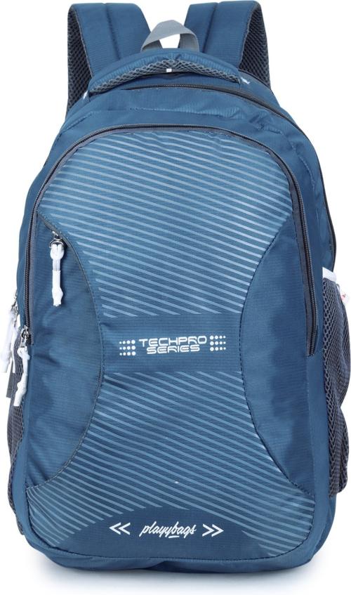 Buy playy bags Blue Polyster Laptop Backpack - 35 L Online at Best ...