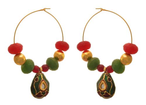 Buy Jfl - Jewellery For Less Traditional Fusion One Gram Gold Plated ...