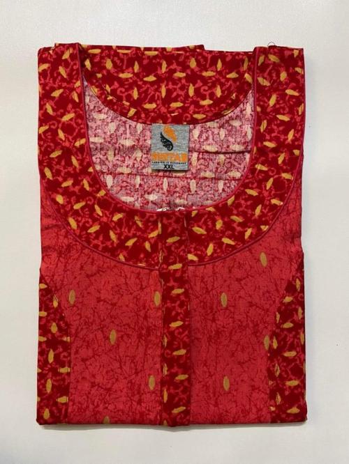 Buy SINTAB FASHION IS HANDMADE Nighties Red Online at Best Prices in ...
