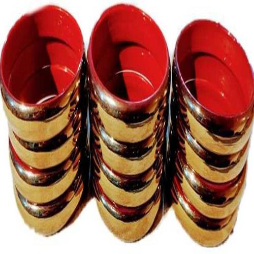 Buy Dreamy Designs Glass Gold-plated Glass Gold-plated Kada (Pack of 12 ...