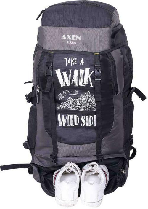 Buy Axen Grey Polyester Rucksack 60 L Online at Best Prices in India ...